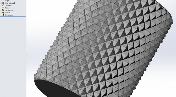 Accurate Knurls in SolidWorks | Tom's Maker Site